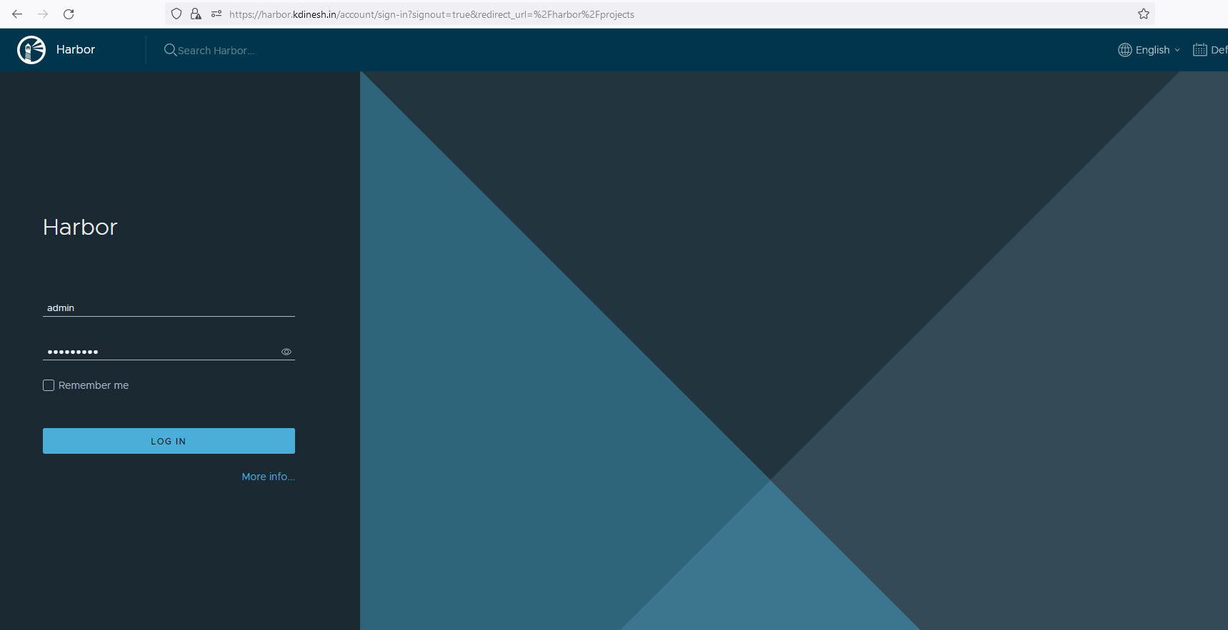Harbor Installation on Linux