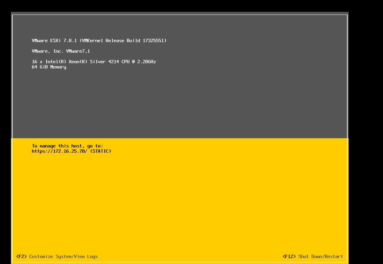 VMware ESXi Installation and Configuration